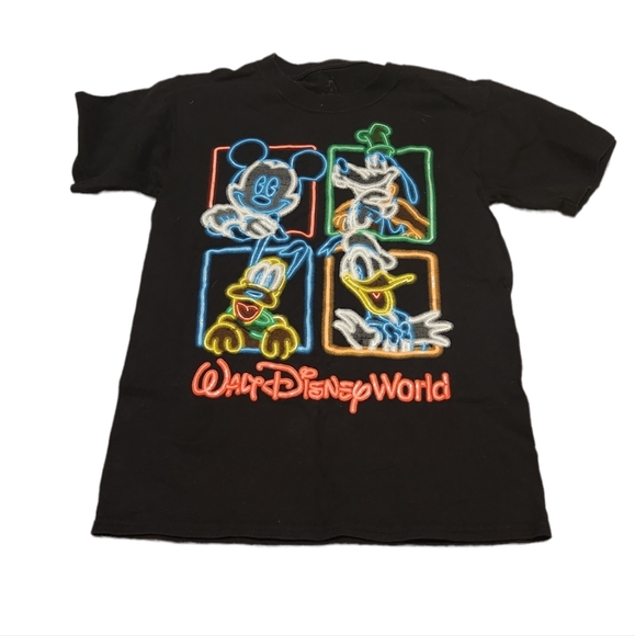 Disney | Tops | Disney World Glow In The Dark Character Tee | Poshmark